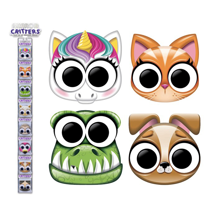 Mirror Critters - Kit de départ comprenant 1 bande attache et 20 sent-bons pour voiture assortis ...